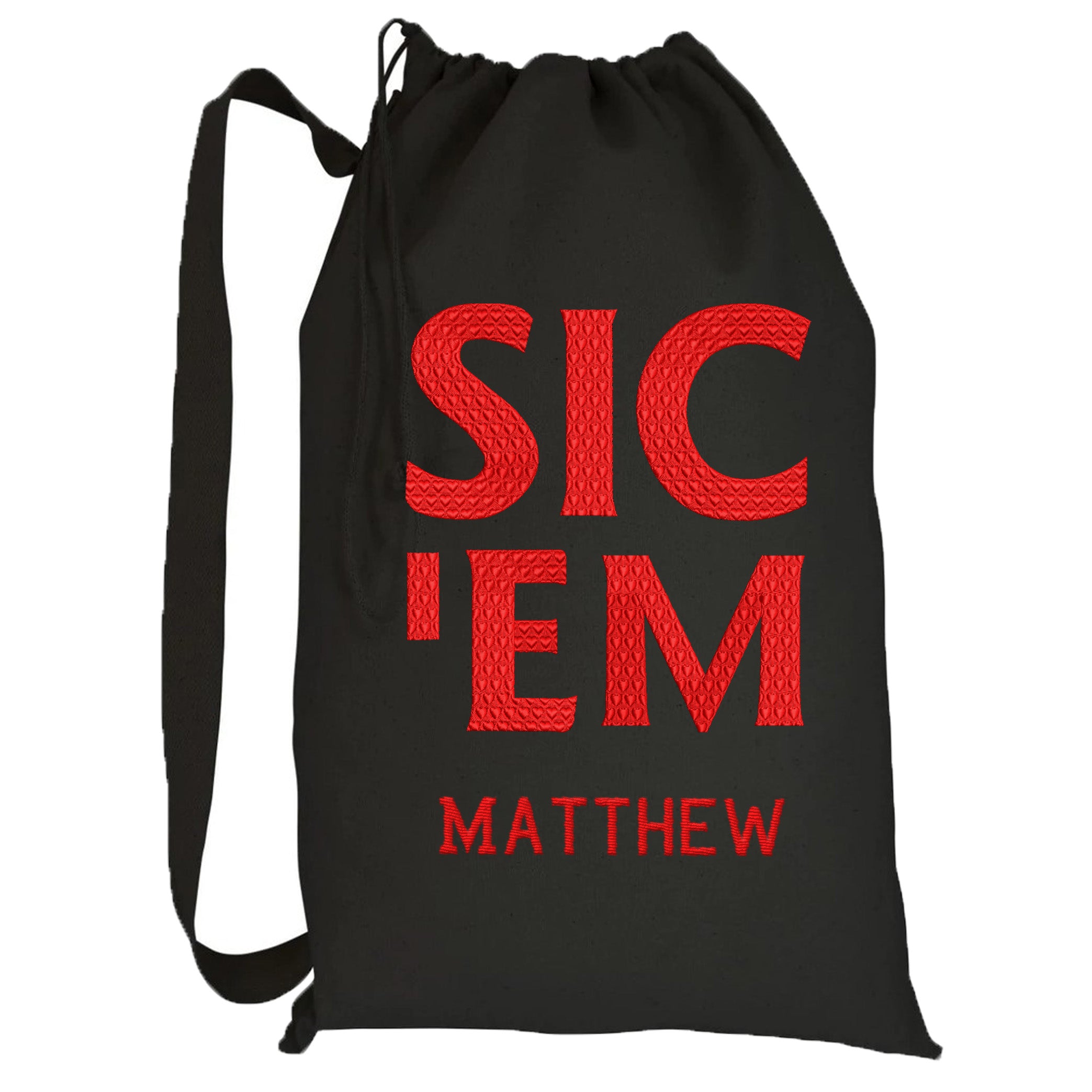 Custom Embroidered Canvas Catch-All Bag – Pitch A Stitch Plus